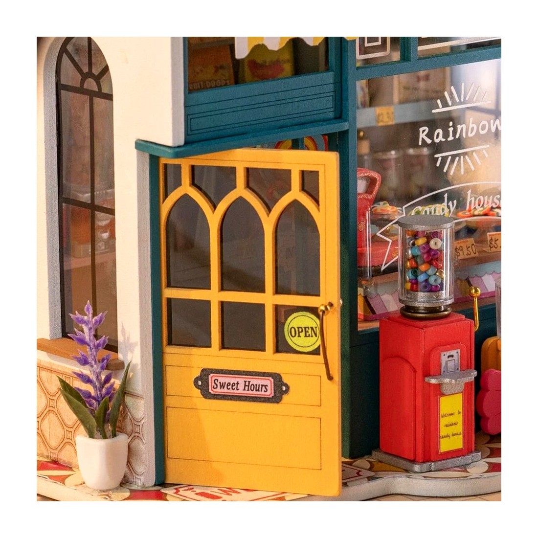 Kit DIY diorama maquette - Rainbow candy house par Hands Craft